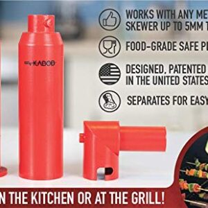 Kabob Maker for Skewers, BBQ, Grilling, Camping, Outdoors, Tailgating and Kitchen Patio Barbecue