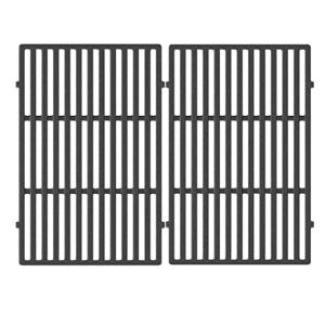 blackhoso 7638 7639 7527 65906 grill grates for weber spirit e-310 e-320 s-310 300 series spirit ii e-310 sp320 cast iron grids weber smokefire ex4 ex6 grates, genesis gold b/c gas grills