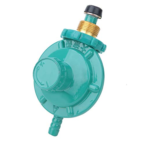 mumisuto Gas Tank Pressure Regulator Household Liquefied Gas Pressure Reducing Valve Adjustable for BBQ Camping cookers Caravan Plumber (Gas Valve Without Meter)