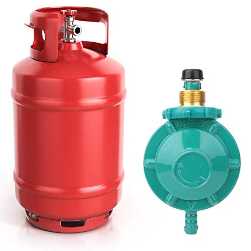 mumisuto Gas Tank Pressure Regulator Household Liquefied Gas Pressure Reducing Valve Adjustable for BBQ Camping cookers Caravan Plumber (Gas Valve Without Meter)