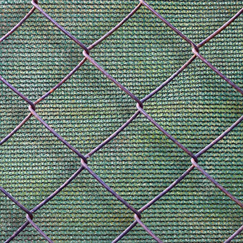 Relaxdays Fence Netting, Privacy Shield for Fences & Railing, HDPE Net, UV-Resistant, Weatherproof, 1.8 x 6 m, Green