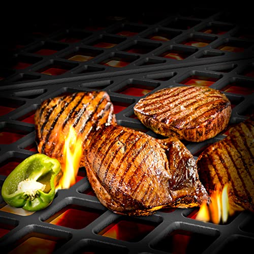 SafBbcue 19.4 Porcelain-Enameled Cooking Grates for Traeger Pro 22 Series, Lil' Tex Elite 22, Lil' Tex Pro, Lil' Tex Elite Pellet Grills