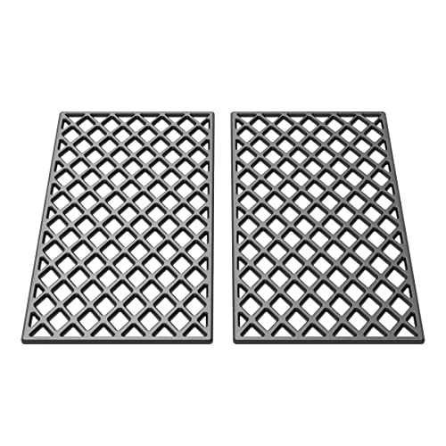 SafBbcue 19.4 Porcelain-Enameled Cooking Grates for Traeger Pro 22 Series, Lil' Tex Elite 22, Lil' Tex Pro, Lil' Tex Elite Pellet Grills