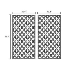 SafBbcue 19.4 Porcelain-Enameled Cooking Grates for Traeger Pro 22 Series, Lil' Tex Elite 22, Lil' Tex Pro, Lil' Tex Elite Pellet Grills