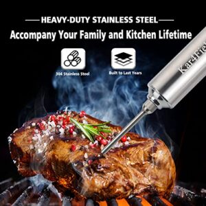 Kar4Field Meat Injector Syringe, 304-Stainless Steel Meat Injectors for Smoking with 3 Meat Needles, Heavy-Duty 2 Oz Flavor Injector Marinades for Meats Turkey BBQ, PVC Storage Tray Included