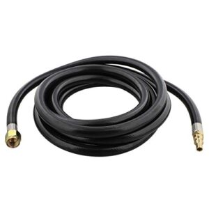 dumble low pressure regulator hose, 12ft rubber – low pressure propane regulator hose for lp gas low psi regulator hose