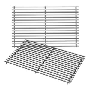 SafBbcue 66802 Genesis II Grates Replacement Parts for Weber Genesis II E-310 E-315 E-325 E-330 E-335 S-310 S-335 SE-310 SE-335 66095 Grill Grids -Stainless Steel