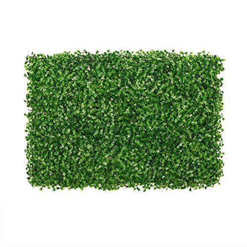 16x24" Artificial Boxwood Panels Topiary Hedge Plants Artificial Greenery Fence Panels for Greenery Walls,Garden,Privacy Screen,Backyard,Outdoor, Indoor, Garden, Fence, Backyard and Home Décor (B)