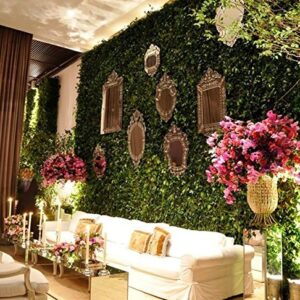 16x24" Artificial Boxwood Panels Topiary Hedge Plants Artificial Greenery Fence Panels for Greenery Walls,Garden,Privacy Screen,Backyard,Outdoor, Indoor, Garden, Fence, Backyard and Home Décor (B)