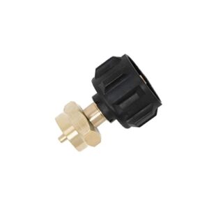 GasOne 50180 Refill Adapter for 1lb Propane Tanks & Fits 20lb Tanks, Black