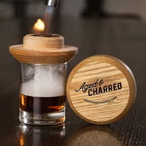 Save 10% on Cocktail Smoker Kit with Torch and Wood Chips Variety Bundle for Whiskey and Bourbon (Butane Included) -Smoke Lid, an Old Fashioned Drink Smoker Kit and Whiskey Smoker Infuser Kit