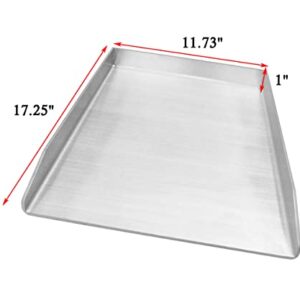 Shengyongh 17.2 inch Stainless Steel Griddle Pan Replacement for Weber Spirit 300 series, Spirit 700, Genesis Silver B/C, Genesis Gold B/C, Genesis Platinum B/C (2005 model Year)