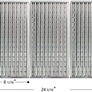 VICOOL 17" x 8 1/16" Emitter Grates for Tru-Infrared Charbroil Grills 463242515, 463367016, 463242516, 466242515, 466242615, 463243016, 463367516, 466242516, 466242616, 463346017, Stamped SUS