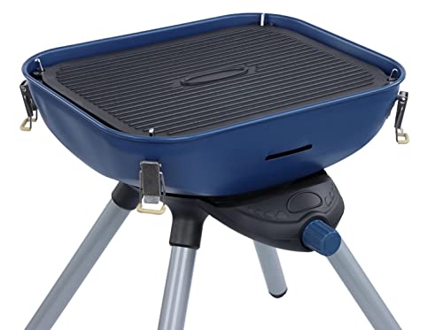 Redline Canyon Camping Grill 3 in 1 Portable Gas Stove 7,000 BTUs Propane Grill Camping Grill Grid and 2-Sided Baking Pan with Wok