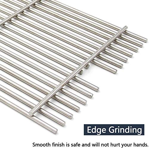 Hongso 304 Stainless Steel Grill Grid Grates Replacement Parts for Viking VGBQ 30 in T Series, VGBQ 41 in T Series, VGBQ 53 in T Series Gas Grill, SCD911 3 Pack