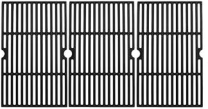 safbbcue grill grates for kenmore 146.23678310 146.16132110 146.20164510 146.23679310 146.23766310 dynaglo dgf493bnp dgf493pnp backyard gbc1440w by13-101-001-12, 16-4/9″ matte cast iron