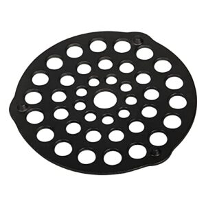 oligai heavy duty cast iron round meat trivet,heat diffuser plate