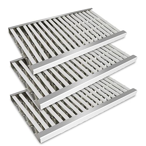 Plowo DCS Radiant Tray Ceramic Rod Complete Grill Heat Plate Shield Replacement for DCS 27DBQ, 27DBQR, 27DBR, 27DSBQ, 27DSBQR, 27FSBQ, 27FSBQR, 36DBQ, 36DBQAR, 36DBQR, 36EBQAR, 48DBQ, 48EBQR, 92911