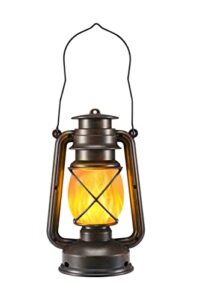 led vivid flame led lantern, 1pack of led lanterns, outdoor lantern, garden decoration, vintage, led flame effect, led lanterns for outdoor/balcony/patio/outdoor