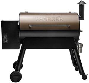 traeger grills pro series 34 electric wood pellet grill and smoker, bronze, large