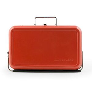 Kikkerland BQ01-RD Portable BBQ Suitcase, Red