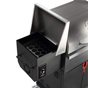 Z GRILLS Pellet Grill & Smoker 600D3E 2023 Upgraded with PID Controller, Direct Flame Access, and Enclosed Storage Cabinet, 572 Sq In Cooking Area