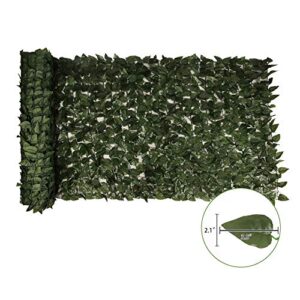 HOMVENT Artificial Ivy Privacy Screen 59x197In Faux Ivy Privacy Fence Artificial Hedge Artificial Leaf Faux Ivy Suit for Outdoor Decor Garden Fence Backyard Greenery Walls (16)