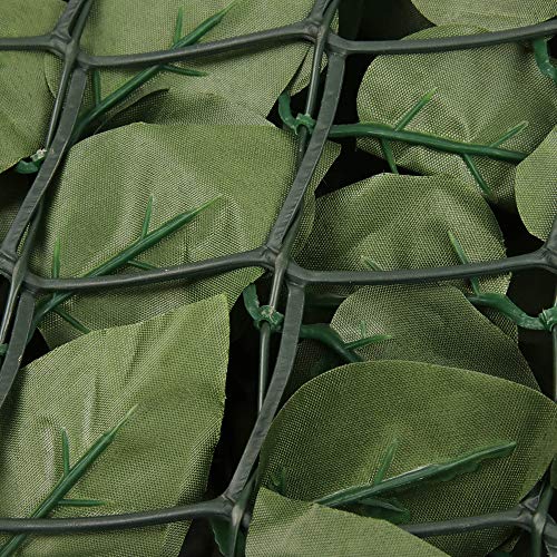 HOMVENT Artificial Ivy Privacy Screen 59x197In Faux Ivy Privacy Fence Artificial Hedge Artificial Leaf Faux Ivy Suit for Outdoor Decor Garden Fence Backyard Greenery Walls (16)