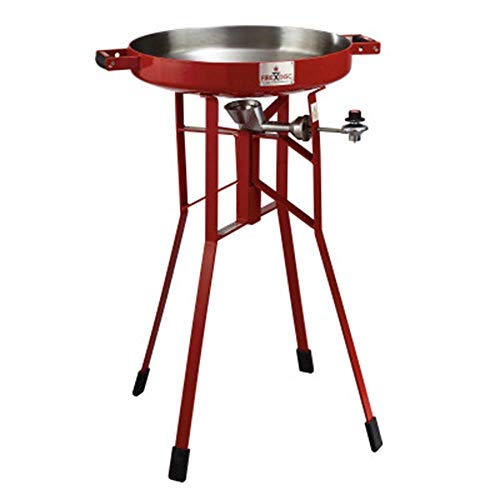 The Original FIREDISC 36” Tall Propane Cooker | Single Burner Propane Stove | Outdoor Burner with Wok | Propane Gas Burner for Outdoor Cooking | Propane Burner for Camping | 41 x 33 x 6 inches | Red