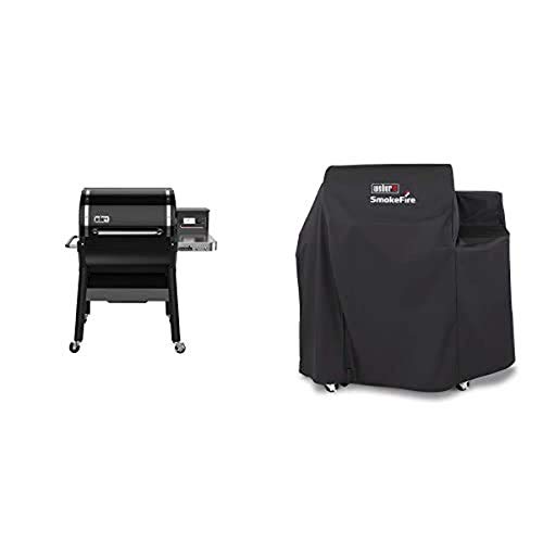 Weber SmokeFire EX4 Wood Fired Pellet Grill (2nd Gen) with Cover