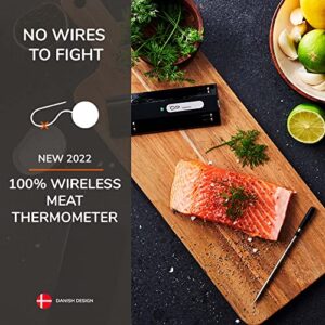 CookPerfect Pro | Unlimited Range | WiFi & Bluetooth Meat Thermometer | Wireless Meat Thermometer for Grilling and Smoking | for The Oven, Grill, Kitchen, BBQ, Smoker, Rotisserie (1 Probe Included)