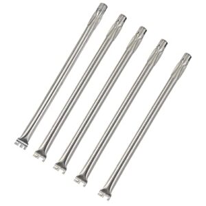 plowo 67555 burner tube for weber summit 440 450 gas grills, grill replacement parts for weber summit grill burner tubes, 5 pack