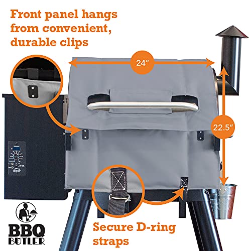 BBQ Butler Smoker Insulation Blanket for Traeger Pro 575, Traeger Pro 22 Series and Lil' Tex Elite - Thermal Insulated Blanket - Pellet Smoker Accessories - Keep Grilling During Winter