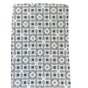 Desert Aqua || 3 Pack|| Not Your Ordinary Kitchen Towels || Dish Towels || Waffle Weave Microfiber || Tea Towels || Highly Absorbent || Hanging Loop || Dish Cloths || Modern || Designer Prints (Gray)