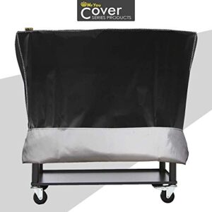 Cooler Cart Cover(New Upgrade) - Universal Fit for Most 80 QT,Super Insulation Cashmere Material,Rolling Cooler (Patio Cooler,Beverage Cart, Rolling Ice Chest) Protective Cover (Black)