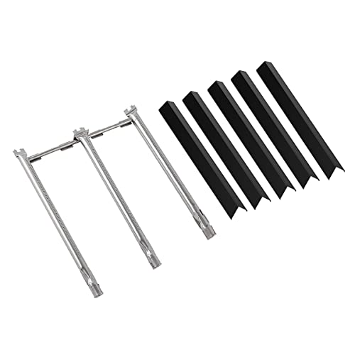 Grilling Corner Grill Parts for Spirit 300 Series,Spirit E310 S310 E320 S320 E330 S330 SP-330 Replacement Parts 7636 69787, Stainless Steel burner And Porcelain Flavorizer Bars