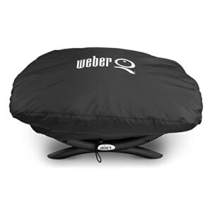 weber q 1000 series bonnet grill cover, heavy duty and waterproof