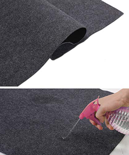 Electric Smoker Mat，Protects wooden floors from liquid and Sauce Spills，Premium Oven Mat，Under Grill Mat，Absorbent material-Contains Smoker Spill，Anti-Slip and Waterproof Backing，Washable (36" x 48")