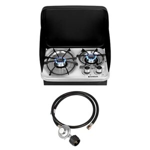 rv propane stove with regulator hose