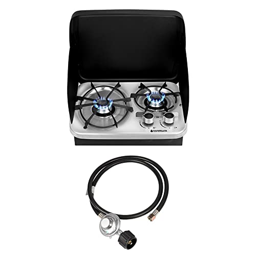 RV Propane Stove with Regulator Hose