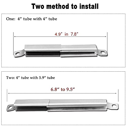 Hisencn Burners, Heat Plates, Grates Replacement Parts Compatible with Kenmore 146.23678310 146.16132110 146.16153110 146.20164510 146.23679310 146.23766310 146.23681310 PG-40612SOL 40400004 61200203