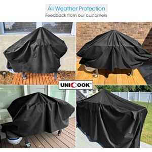 Unicook Griddle Cover, Compatible for Blackstone 36 Inch Grill, Camp Chef and More, Flat Top Grill Cover with Sealed Seam, Heavy Duty Waterproof Cooking Station Griddle Cover, Includes Support Pole