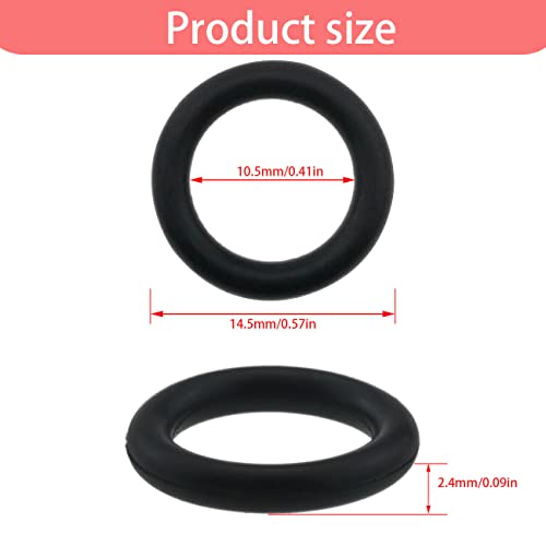 MTQY Propane O-Ring 10PCS Propane Natural Gaskets Washer for Propane Tank Cylinder POL Adapter O Rings