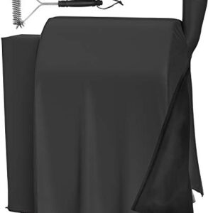 NUPICK Pellet Grill Cover for Traeger Pro 575 / 22 Series Grill, Grill Cover for Traeger Renegade Pro Grill, Zipper Design, Fit Grill Model for TFB57GZEO, TFB57GLE, TFB57PZBO, TFB38TOD