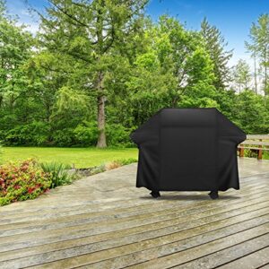 AnyWeather Outdoor Waterproof, BBQ, Smoker, Gas and Charcoal Heavy Duty Grill Covers AWPC09 Black