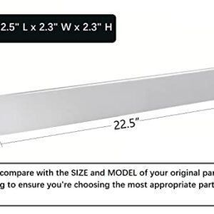 Leship 22.5" Flavorizer Bars Replacement for Weber 7536 65903 Spirit 700 Genesis Silver B/C Gold B/C Platinum B/C, Spirit 300 Series (with Side Control) Weber 900 and Other Grills (304SS)