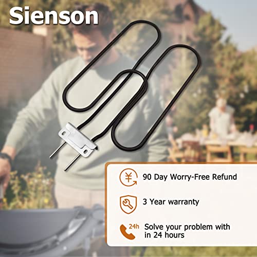 Sienson BBQ Grill Heating Element Replacement Part for Weber 80342, 80343, 65620, Q140, Q1400 Grills,Electric Smoker and Grill Heating Element,120 Volts 1500 Watts Heating Element Replacement Part