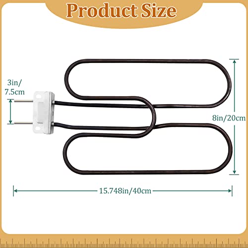 Sienson BBQ Grill Heating Element Replacement Part for Weber 80342, 80343, 65620, Q140, Q1400 Grills,Electric Smoker and Grill Heating Element,120 Volts 1500 Watts Heating Element Replacement Part