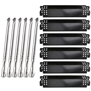 metal club grill repair kit for nexgrill 720-0896b 720-0896e 720-0896c deluxe 6 burner gas grills, 6-pack flame tamers & grill burners replacement for nexgrill 720-0882a 720-0896 720-0925