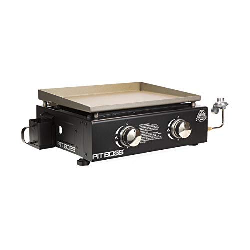 PIT BOSS PB336GS Two Burner Portable Flat Top Griddle - Cover Included